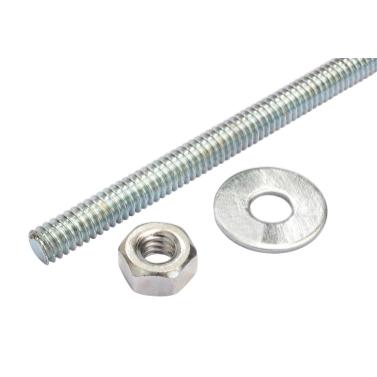 KIT VARILLA ROSCADA 3/8 X1MTS +3TUERCAS +3 ARANDELAS | 7techstore