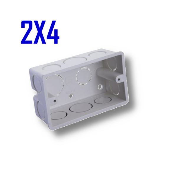 CAJA ELECTRICA PLASTICA 2X4 | 7techstore