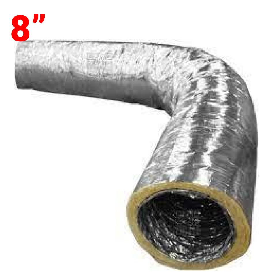 DUCTO FLEXIBLE DE 8" X 25FT (7.62m) | 7techstore